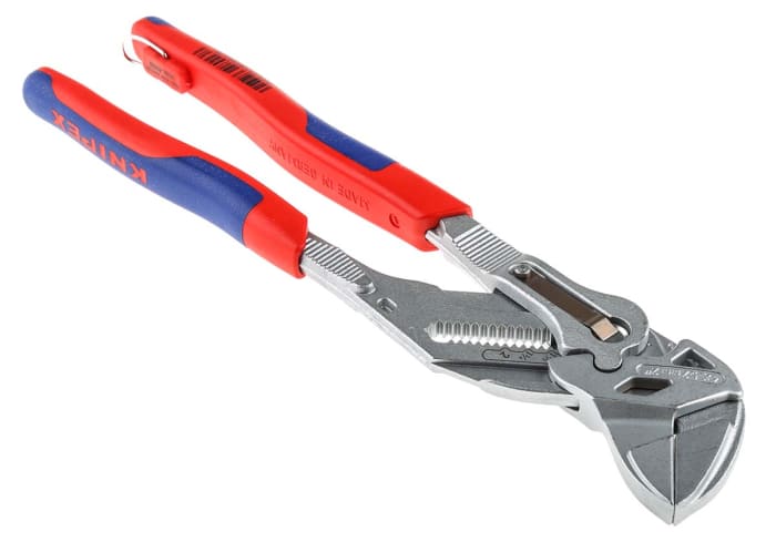 86 05 250 T Knipex | Knipex Plier Wrench, 250 mm Overall, Angled ...
