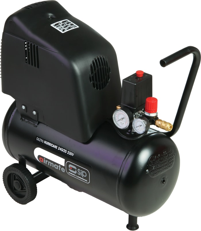 06296 SIP | SIP 24 l Air Compressor, 8bar, 19.5kg | 136-7574 | RS