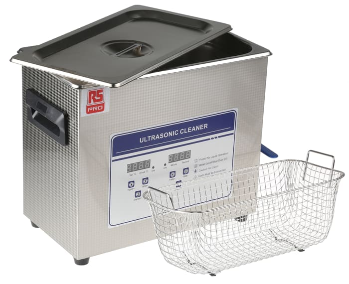 RS PRO | RS PRO Ultrasonic Cleaner, 200W, 6.5L | 136-8567 | RS