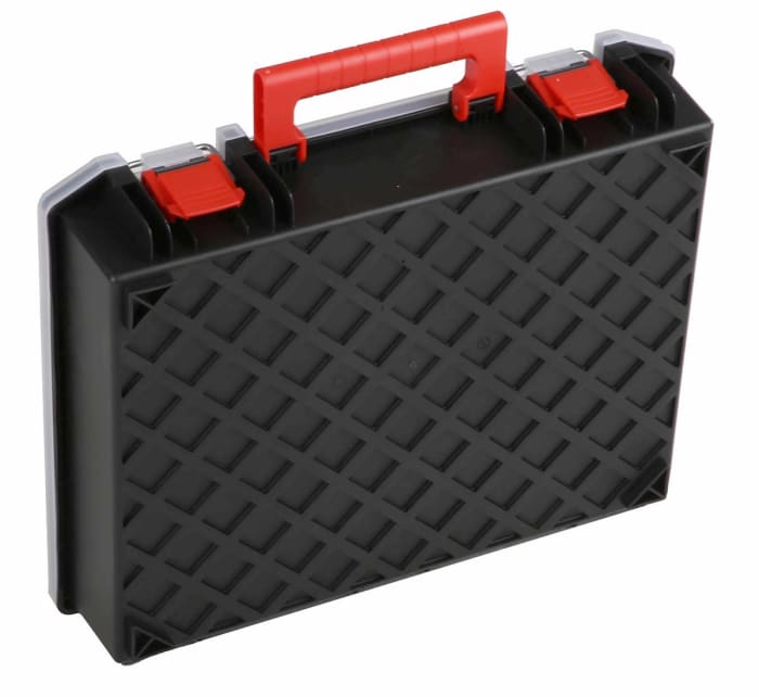 RS PRO | RS PRO 48 Cell Black, Red Polypropylene Compartment Box, 91 mm ...