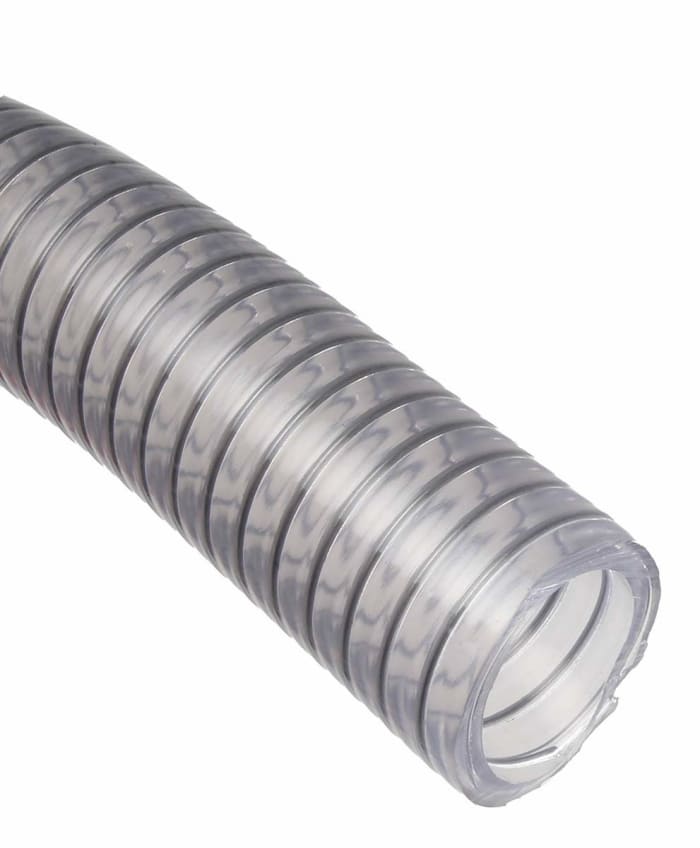 RS PRO | RS PRO Hose Pipe, PVC, 25mm ID, 33mm OD, Clear, 10m | 136-9522 ...