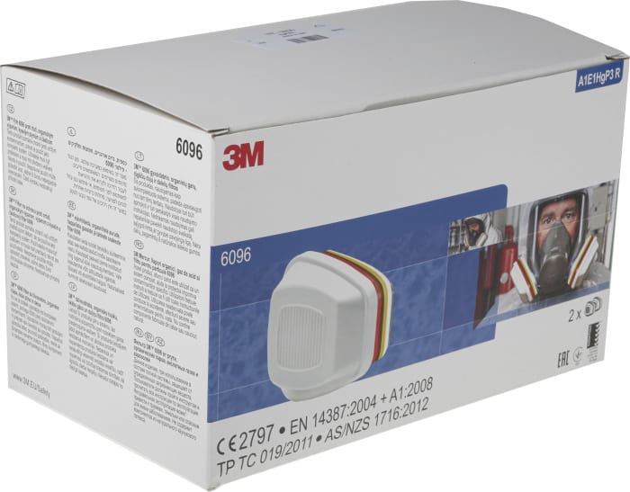 6096 3M | Filter 3M Dust for use with 3M 6000 Series Respirator 6096 ...