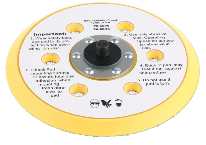 RS PRO | RS PRO Backing Pad, 150mm Diameter | 137-0901 | RS