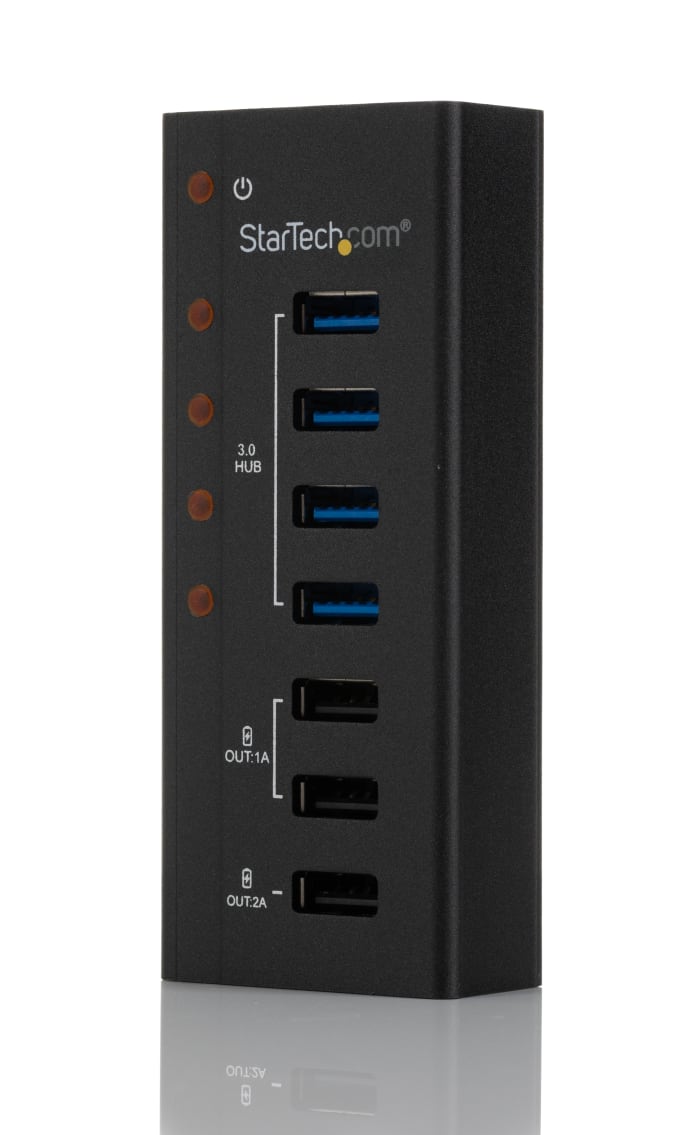 ST4300U3C3 StarTech.com | StarTech.com 4 Port USB 3.0 USB A Hub, AC ...