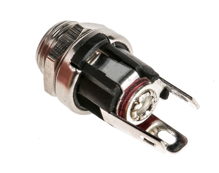 RS PRO | RS PRO DC Socket, Panel Mount, length 21.3mm, Gold, Nickel ...