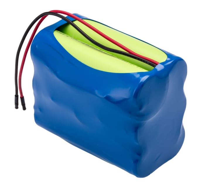 RS PRO | Batería recargable de Ión-Litio, 11.1V, 5.2Ah, 6 celdas 18650 ...
