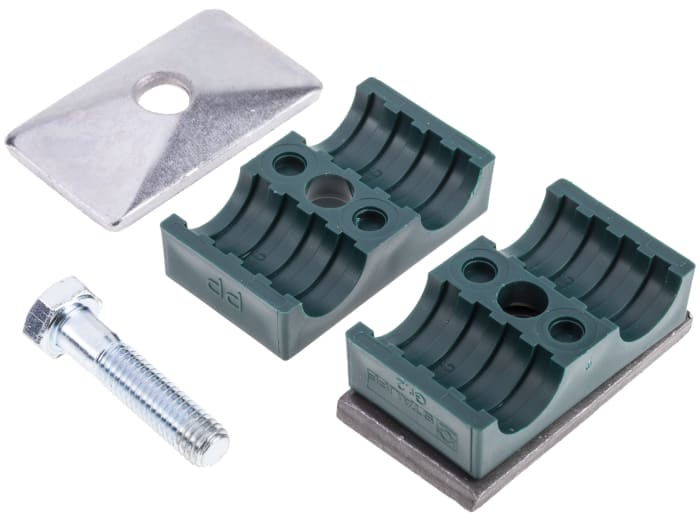 RS PRO | RS PRO Double Tube Clamp for 16mm tube | 145-9766 | RS