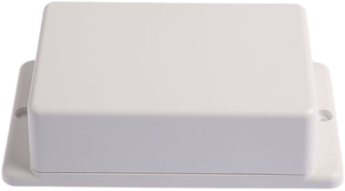 RS PRO | RS PRO White ABS Enclosure, IP40, Flanged, White Lid, 127 x 70 ...