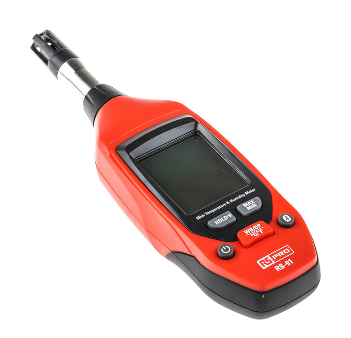 RS PRO | RS PRO RS-91 Hygrometer, ±3 %RH Accuracy, 100%RH Max | 155 ...