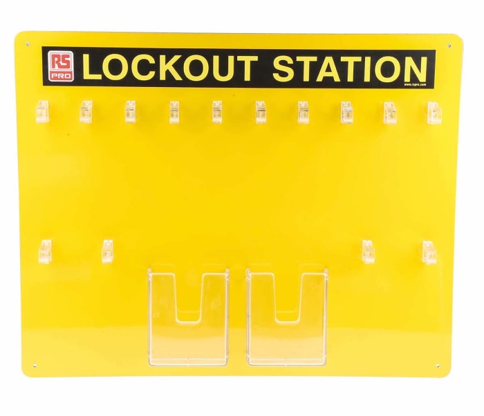 RS PRO | RS PRO 10 Padlock Lockout Station | 161-5879 | RS