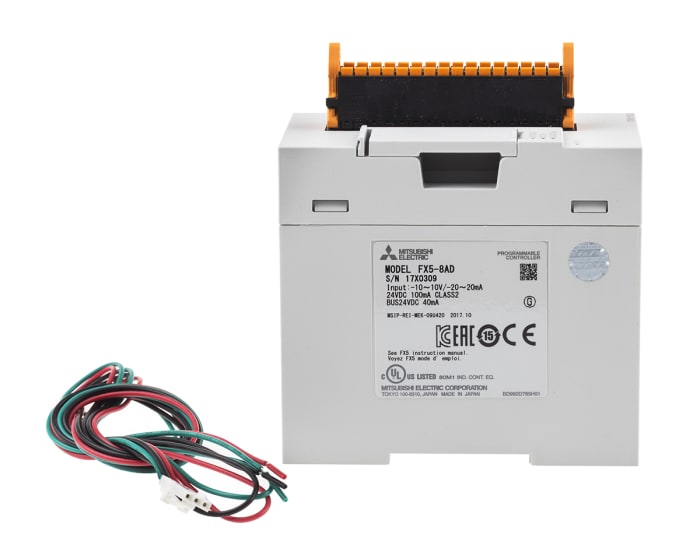 FX58AD Mitsubishi | Mitsubishi - Analog Input Module for use with FX5U ...