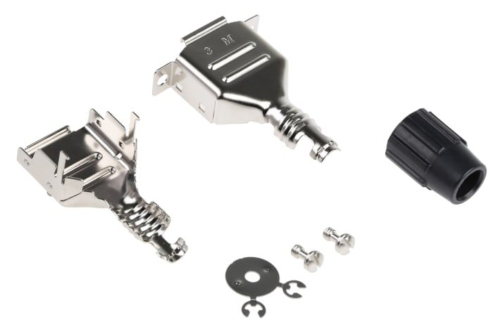 3357-9209 3M | 3M 3357 Series Steel D Sub Backshell, 9 Way, Strain ...