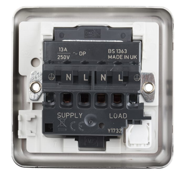 K931BSS MK Electric | Derivación con fusible MK Electric, 13A, 2 ... K931BSS MK Electric | Derivación con fusible MK Electric, 13A, 2 ...