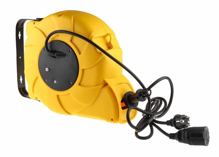 RS PRO | RS PRO 16 m 1 Socket Type F Cable Reel Cable Reel, 230V ac ...