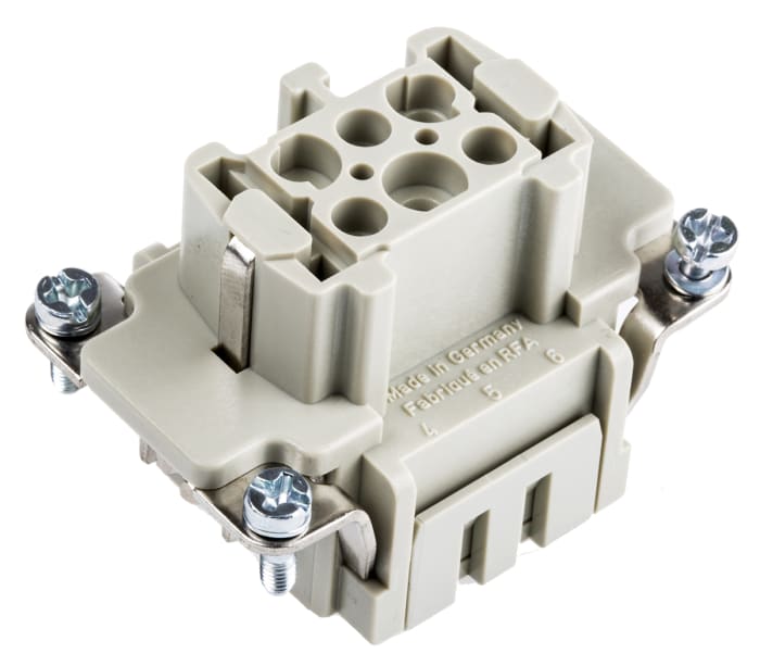 09330062716 HARTING | HARTING Heavy Duty Power Connector Insert, 10A ...