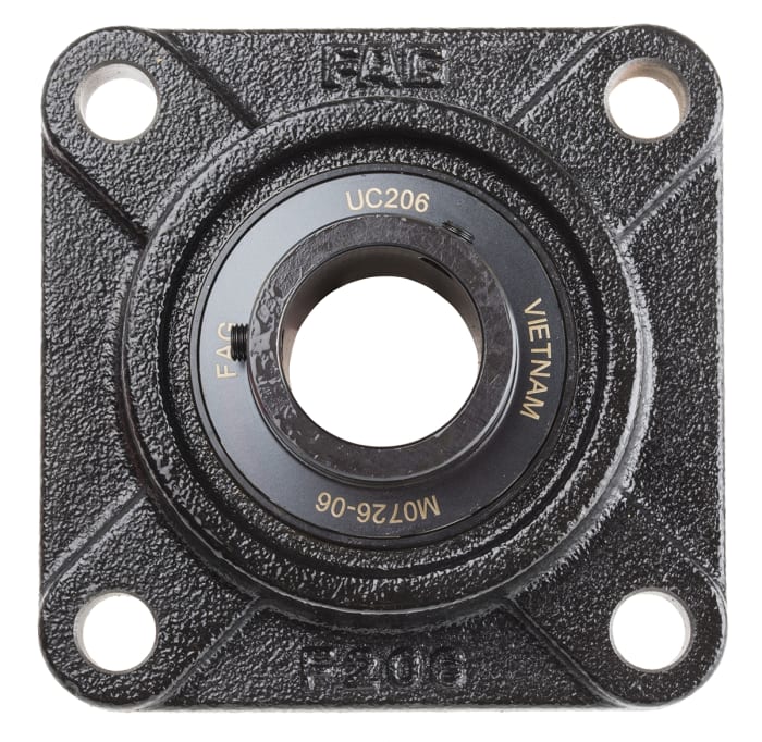 UCF206-J7 FAG | 4 Hole Flange Bearing Unit, UCF206-J7, 30mm ID | 174-1431 | RS