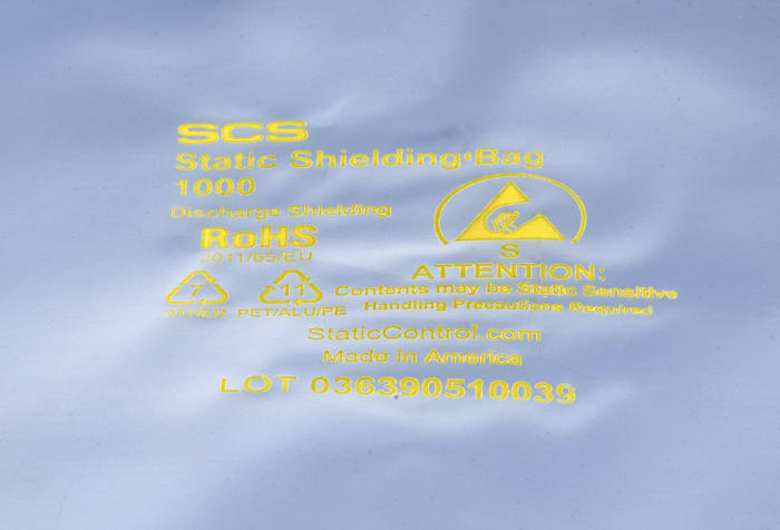 100814 SCS | SCS Static Shielding Bag 203mm(W)x 356mm(L) | 174-5084 | RS