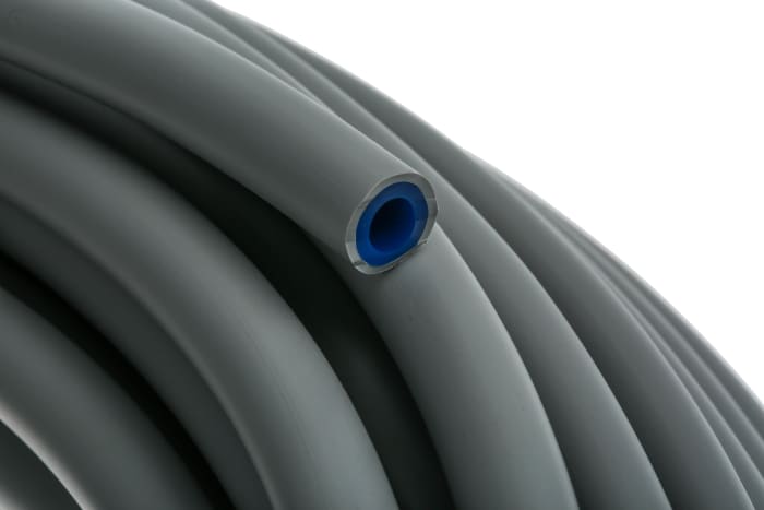 RS PRO | RS PRO Compressed Air Pipe Grey PUR, PVC 6mm x 30m | 174-5729 | RS