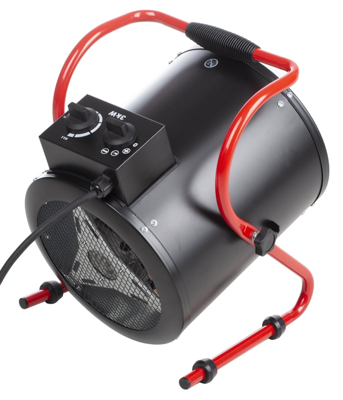 RS PRO | RS PRO 3kW Industrial Heater, Floor Mounted, Type G - British ...