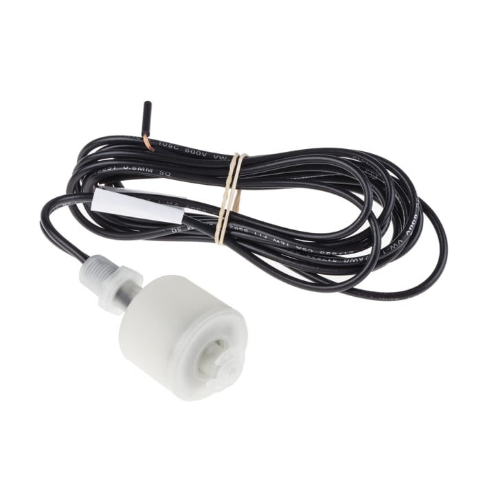 RS PRO | RS PRO Vertical Polypropylene Float Switch, Float, 1m Cable ...