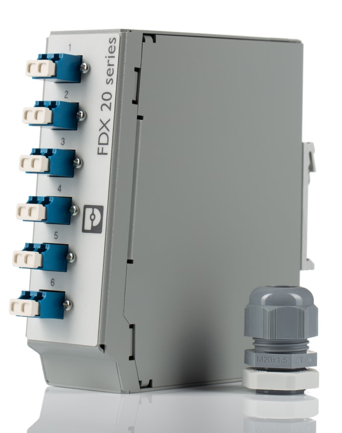 1019711 Phoenix Contact | Phoenix Contact 6 Port LC Single Mode Duplex ...
