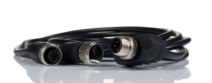 RS PRO | RS PRO 4 Pole M12 Plug to 4 Pole M12 Socket Adapter | 175-2510 ...