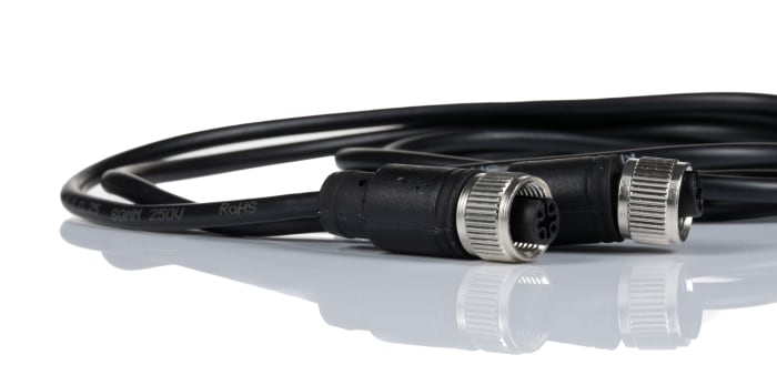 RS PRO | RS PRO 4 Pole M12 Plug to 4 Pole M12 Socket Adapter | 175-2510 ...