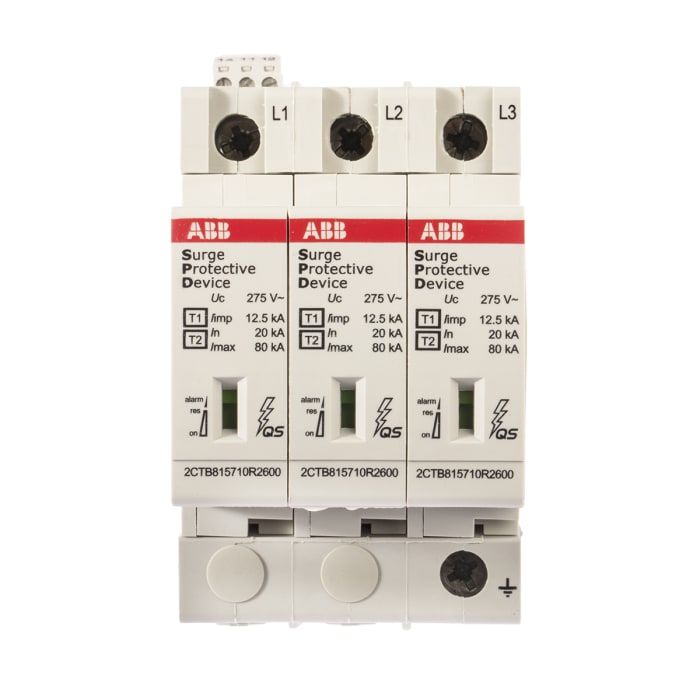 2CTB815710R0600 OVR T1-T2 3L 12.5-275s P TS QS ABB | ABB, OVR Surge ...