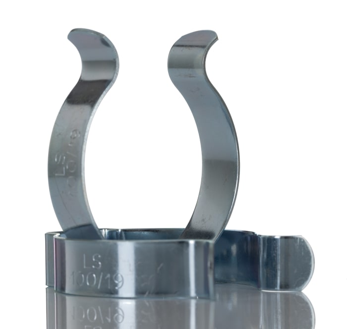 RS PRO | RS PRO 50mm Steel Spring Clip, 46.8mm x 61.1mm x 12.7mm, 4mm ...