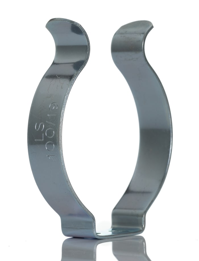 RS PRO | RS PRO 50mm Steel Spring Clip, 46.8mm x 61.1mm x 12.7mm, 4mm ...