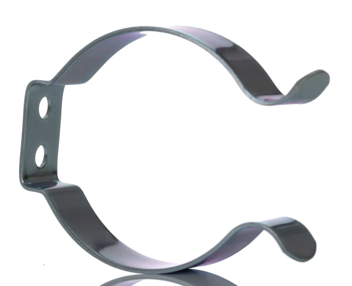 RS PRO | RS PRO 50mm Steel Spring Clip, 46.8mm x 61.1mm x 12.7mm, 4mm ...