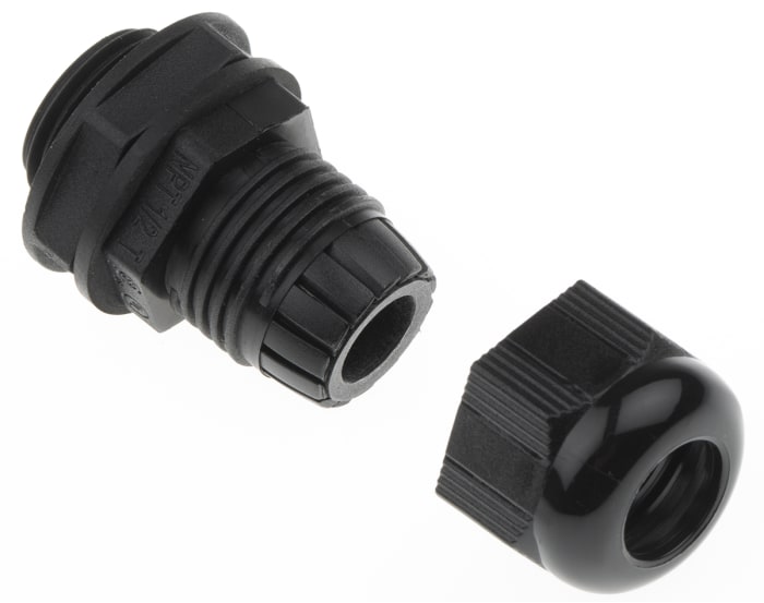 PNC1/2 BK080 Alpha Wire | Alpha Wire FIT Wire Management Series Black ...