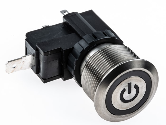 RS PRO | RS PRO Illuminated Push Button Switch, Latching, Panel Mount ...