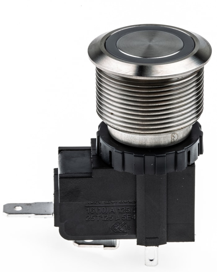 RS PRO | RS PRO Illuminated Push Button Switch, Latching, Panel Mount ...