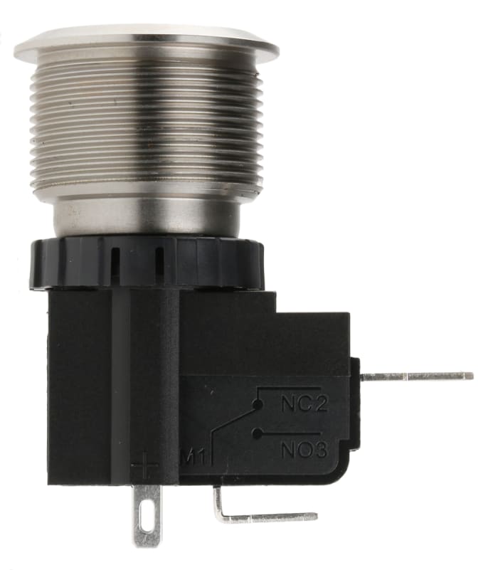 RS PRO | RS PRO Illuminated Push Button Switch, Latching, Panel Mount ...