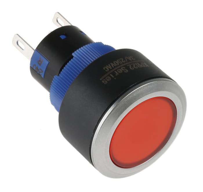 RS PRO | RS PRO Illuminated Push Button Switch, Momentary, Panel Mount ...