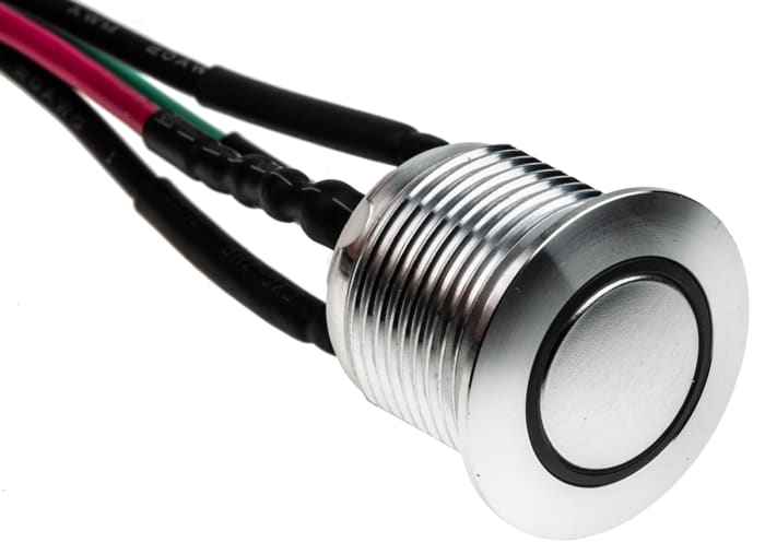 RS PRO | RS PRO Illuminated Push Button Switch, Momentary, Panel Mount ...