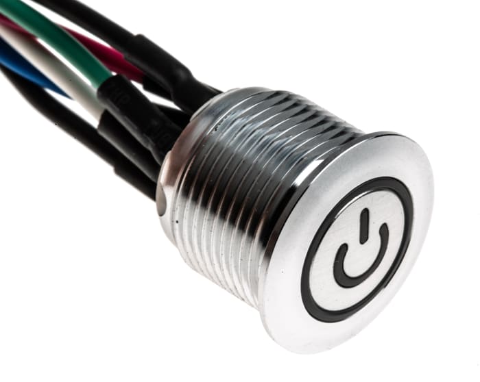 RS PRO | RS PRO Illuminated Push Button Switch, Momentary, Panel Mount ...