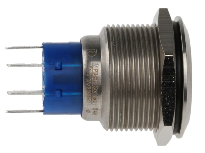 RS PRO | RS PRO Illuminated Push Button Switch, Momentary, Panel Mount ...
