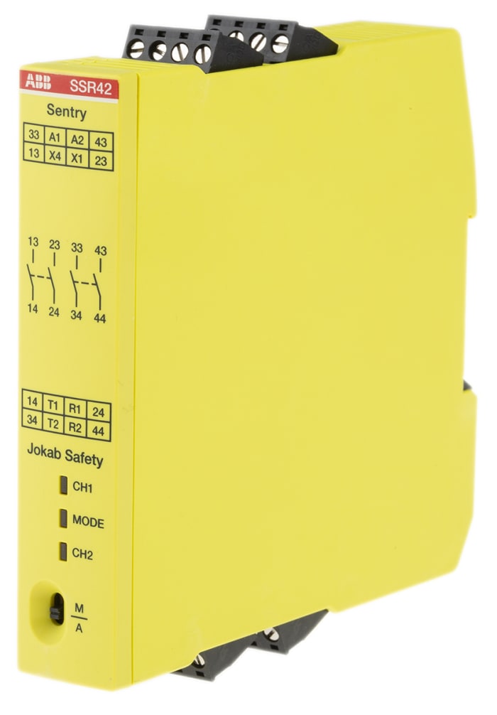 2TLA010053R0400 Sentry SSR42 24VDC ABB Jokab | ABB Jokab Sentry SSR42 ...