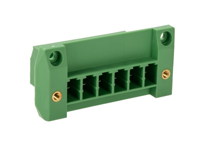 1840599 Phoenix Contact | Phoenix Contact, 7.62mm Pitch, DFK-PC 4/ 6-GF-7.62, 6 Way, , Pluggable ...