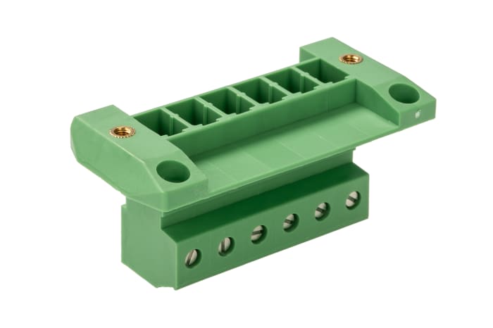 1840599 Phoenix Contact | Phoenix Contact, 7.62mm Pitch, DFK-PC 4/ 6-GF-7.62, 6 Way, , Pluggable ...