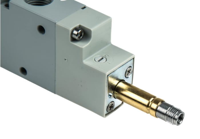 RS PRO | RS PRO 5/3 PC Pneumatic Solenoid Valve - Solenoid G 1/4 12 V ...