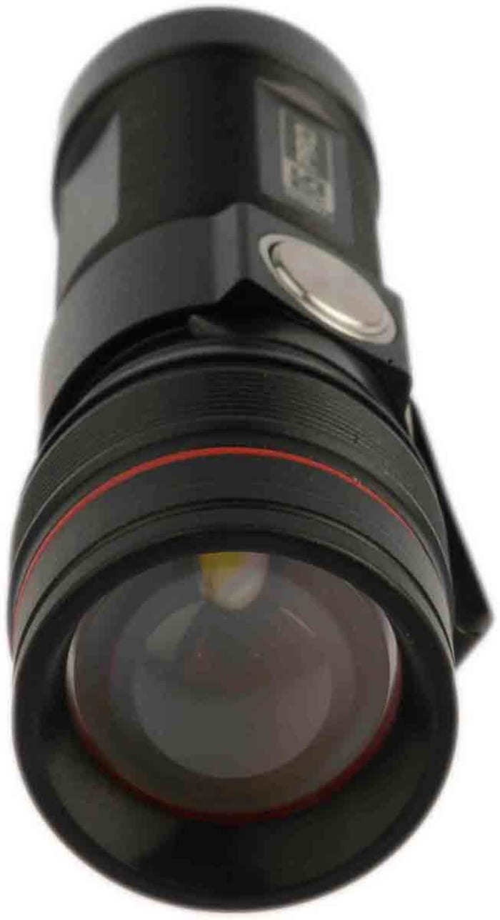 RS PRO | RS PRO LED Pocket Torch Black - Rechargeable 300 lm, 93 mm ...