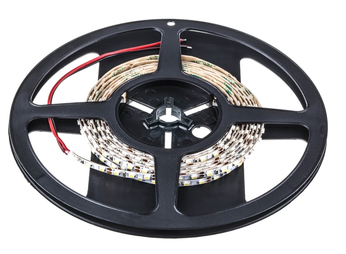 RS PRO | RS PRO 12V dc LED Strip Light, 4000 → 4500K Colour Temp, 5m ...