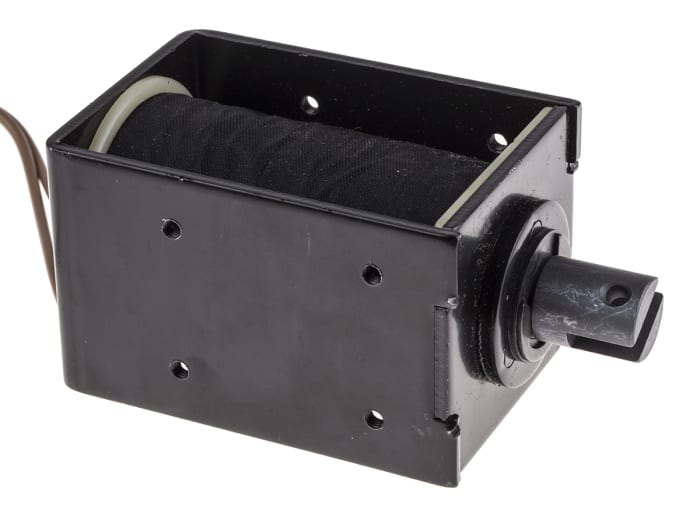 RS PRO | RS PRO Linear Solenoid, 24 V dc, 84 x 52 x 58 mm | 177-0133 | RS