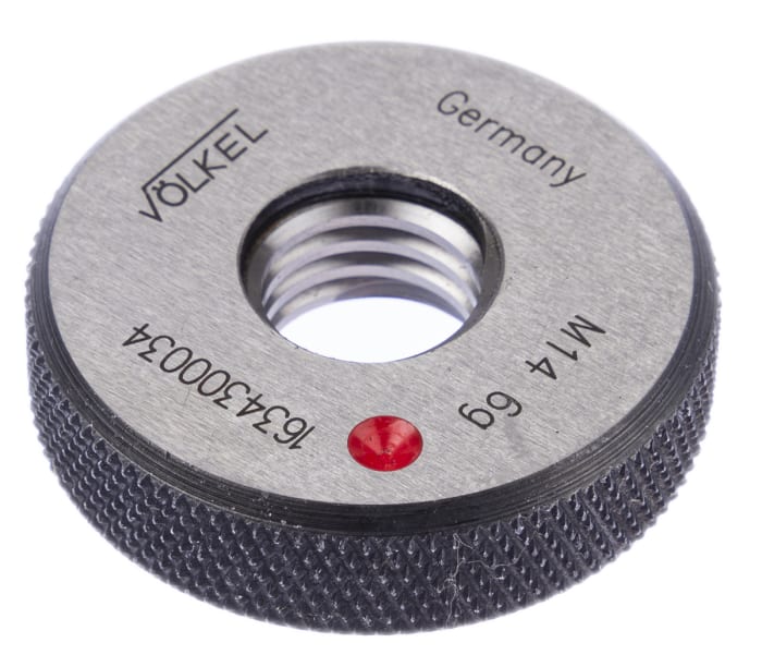 16343 Volkel | Volkel M14 x 2 Ring Ring Gauge, 2 mm Pitch Diameter ...
