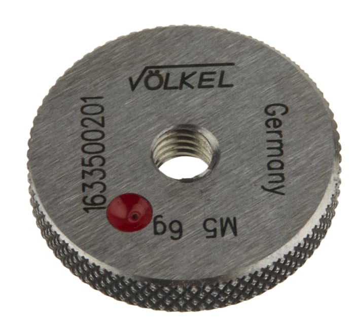 16335 Volkel | Volkel M5 x 0.8 Ring Thread Gauge Ring Gauge, 0.8mm ...