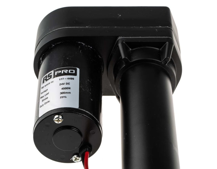 RS PRO | RS PRO Micro Linear Actuator, 305mm, 24V dc, 4500N, 16.8mm/s ...