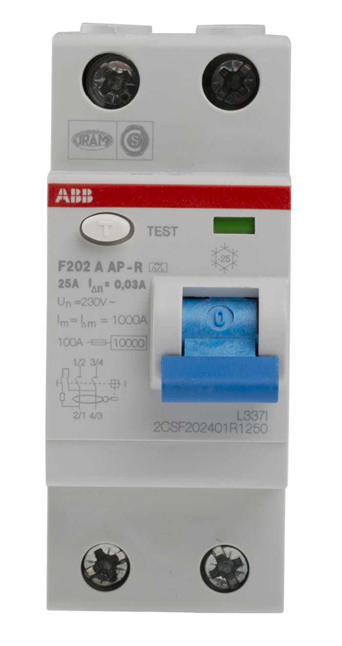 2CSF202401R1250 F202 A-25/0,03 AP-R ABB | ABB F200 Series Residual ...